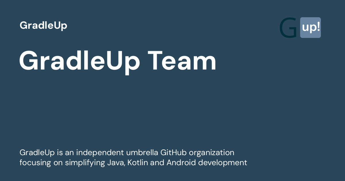 GradleUp Team - GradleUp